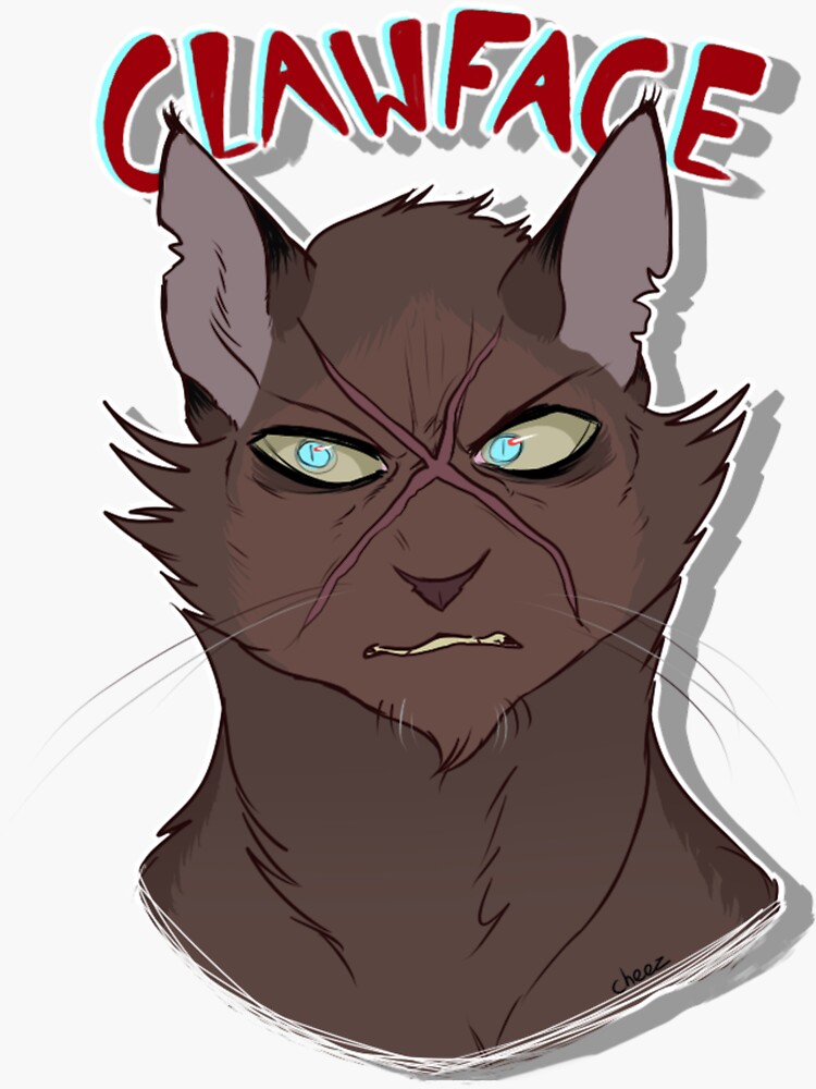 "Clawface" Sticker by Cheezsballs | Redbubble