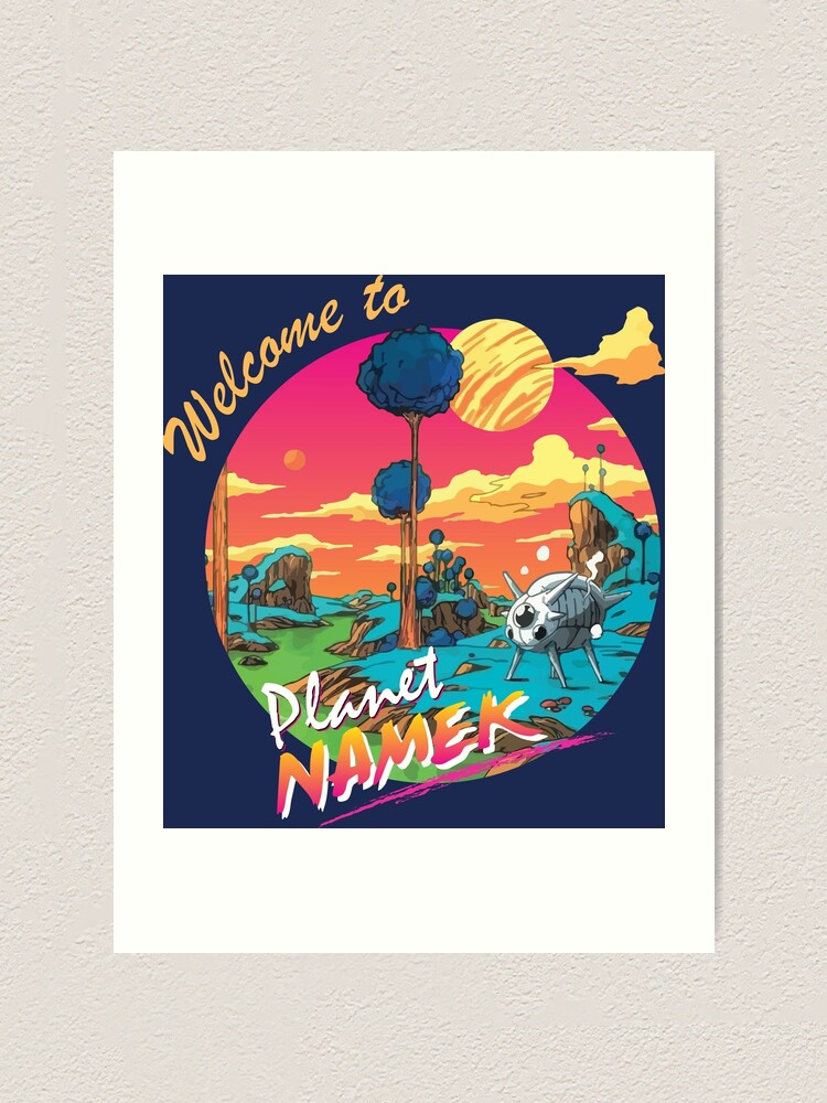 "Dragon Ball Z Planet Namek" Art Print by chrismick42 | Redbubble
