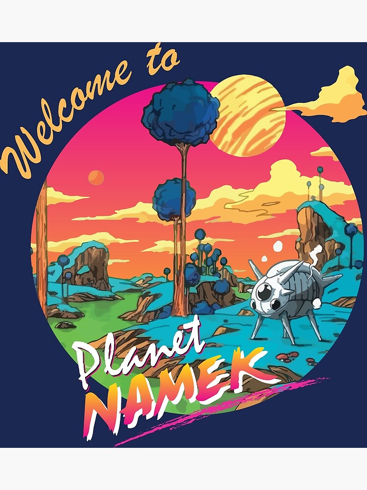 "Dragon Ball Z Planet Namek" Art Print by chrismick42 | Redbubble