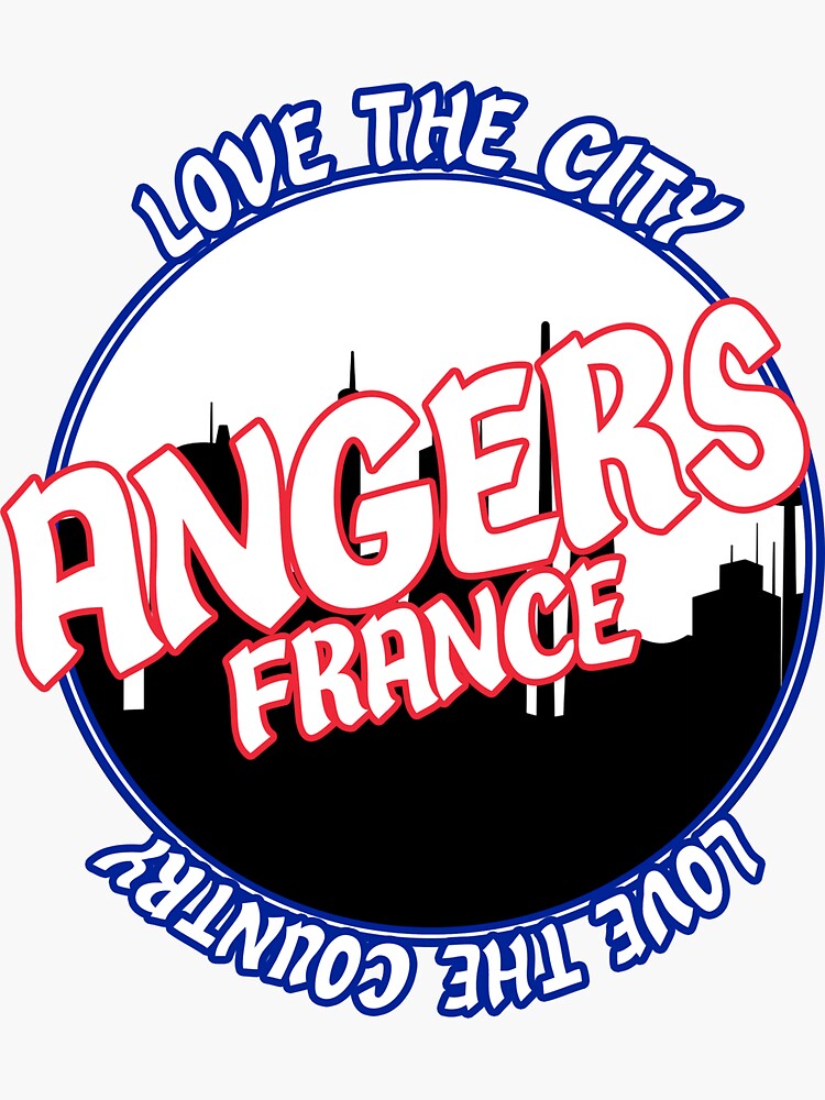 "Angers France City logo" Sticker by lsvds | Redbubble
