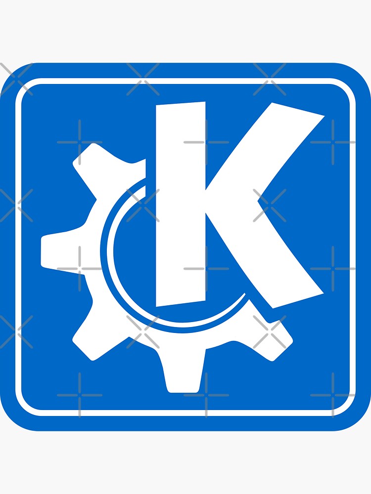 "KDE" Sticker for Sale by ShoeBill99 | Redbubble