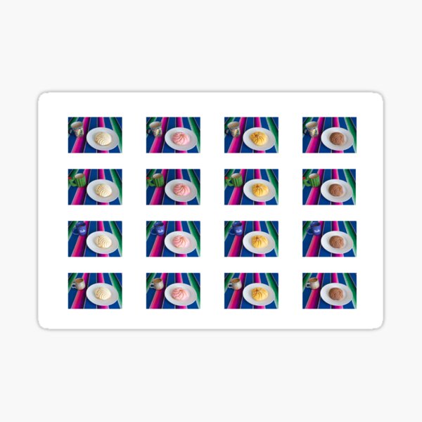 "Typology of Pan Dulce" Sticker for Sale by xaviccino | Redbubble
