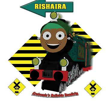 "Crotoonia's Railside Roadtrip - Rishaira" Art Board Print for Sale by ...