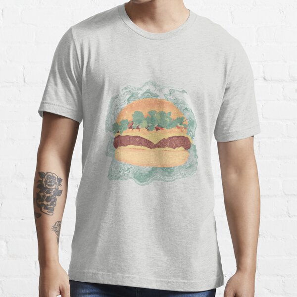 Graphic Burger T Shirt For Sale By Mimietrouvetou Redbubble