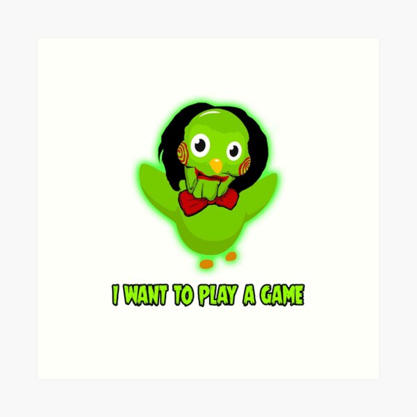 "Evil Duolingo Owl Meme" Art Print for Sale by Barnyardy | Redbubble