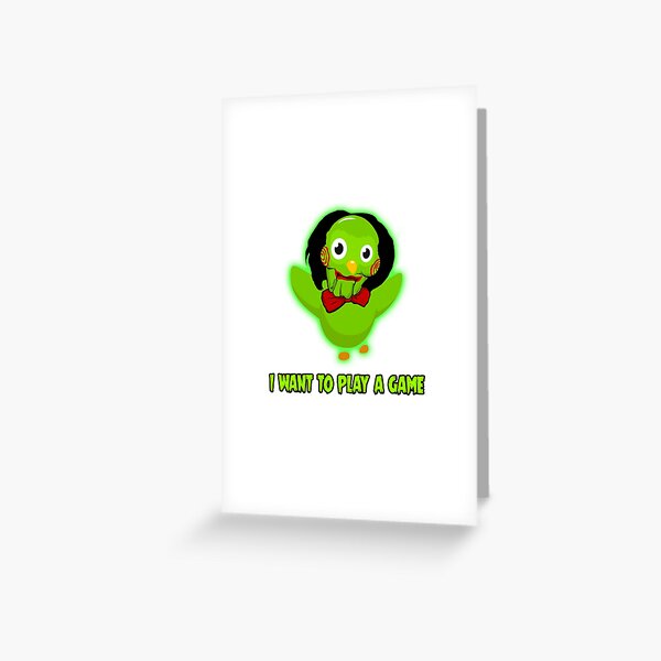 "Evil Duolingo Owl Meme" Greeting Card for Sale by Barnyardy | Redbubble