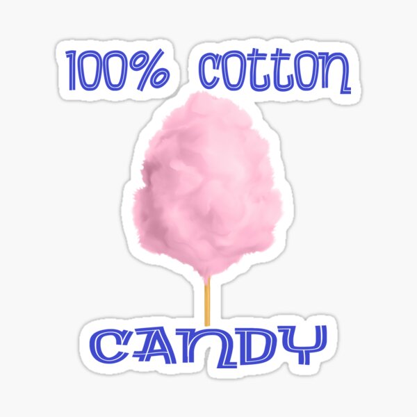 "100% Cotton" Sticker for Sale by 300Spikes | Redbubble