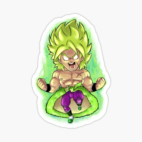 "Legendary Broly" Sticker by KinnikuMao | Redbubble