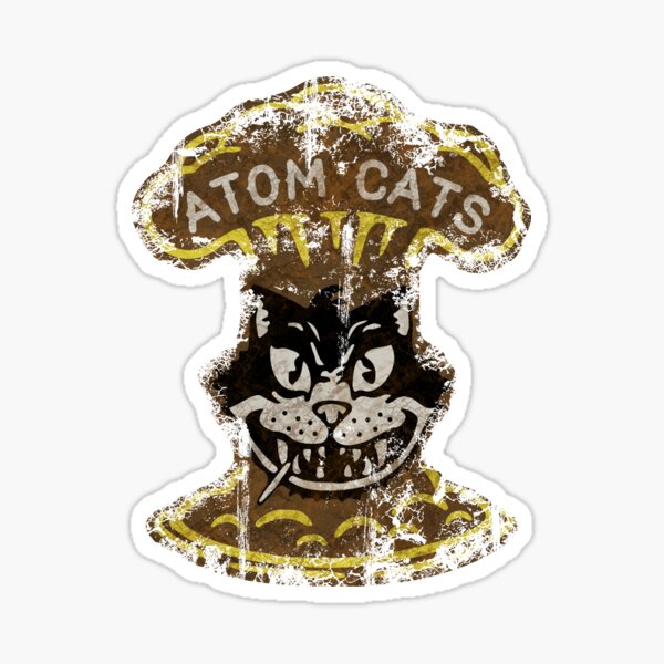 "Atom Cats" Sticker for Sale by DudePal | Redbubble