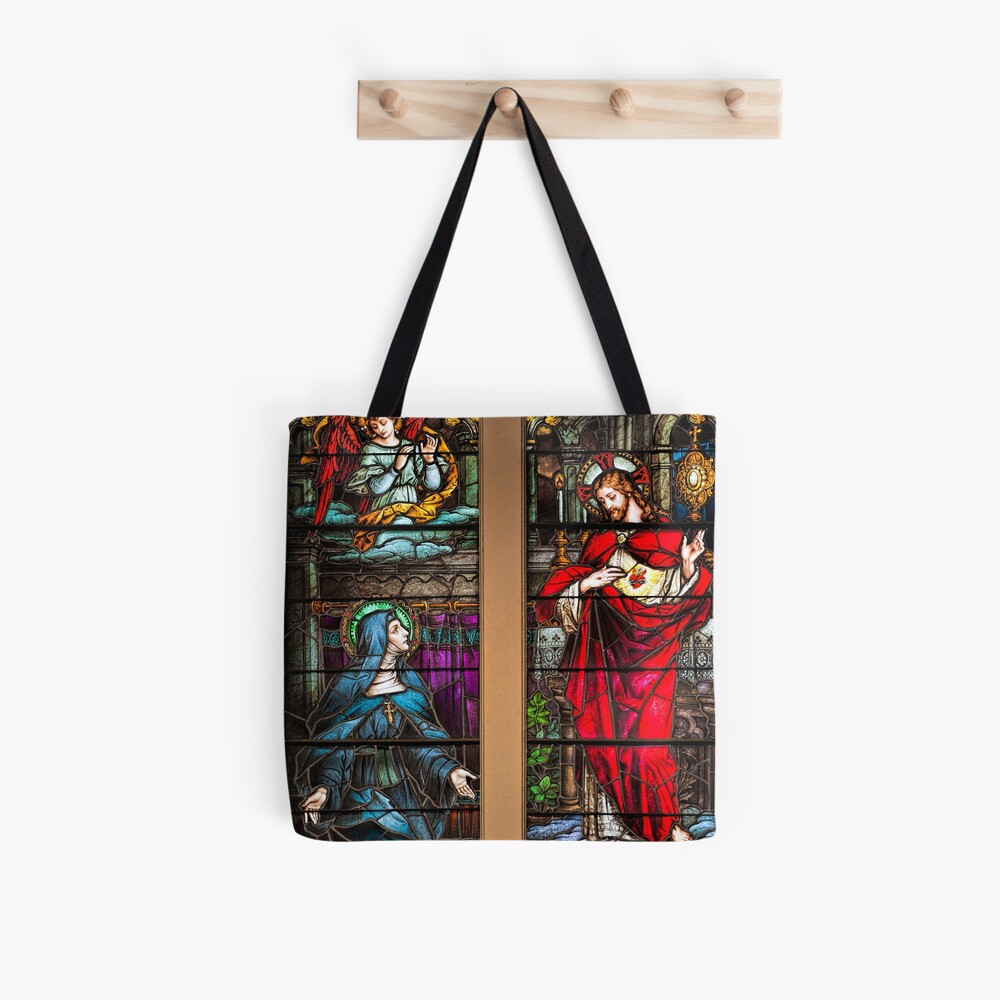 "St. Margaret Mary Alacoque and Sacred Heart of Jesus" Poster for Sale ...