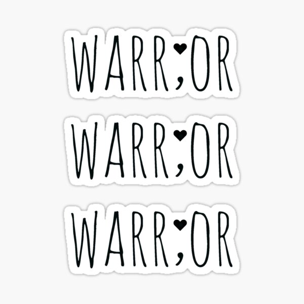 "Warrior Sticker Pack" Sticker by tristahx | Redbubble