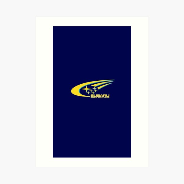 "Subaru World Rally Team Logo" Art Print by isadnn | Redbubble