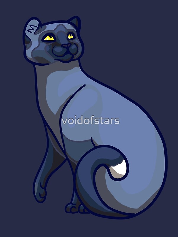 "Blue Kitty" by voidofstars | Redbubble