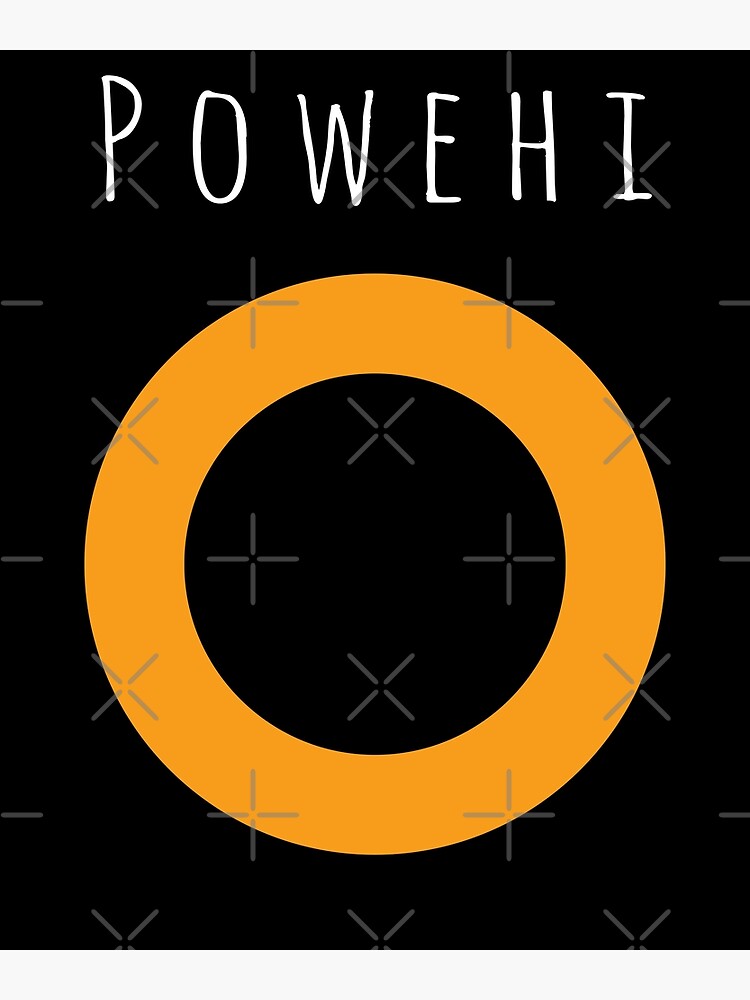"Powehi Black Hole 2019" Poster by Eatmyshirtz | Redbubble