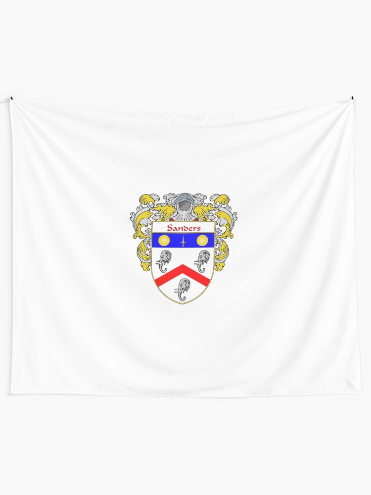 "Sanders Coat of Arms / Sanders Family Crest" Tapestry for Sale by ...