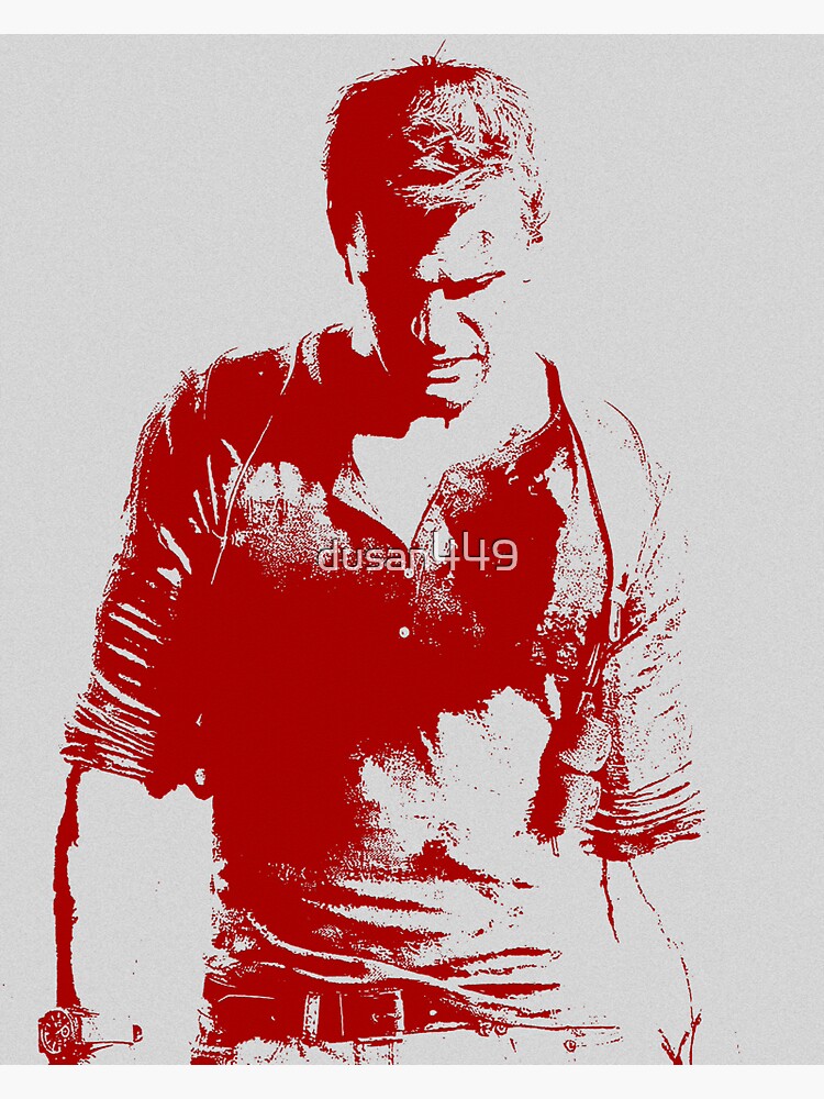 "Uncharted Nathan Drake" Sticker by dusan449 | Redbubble
