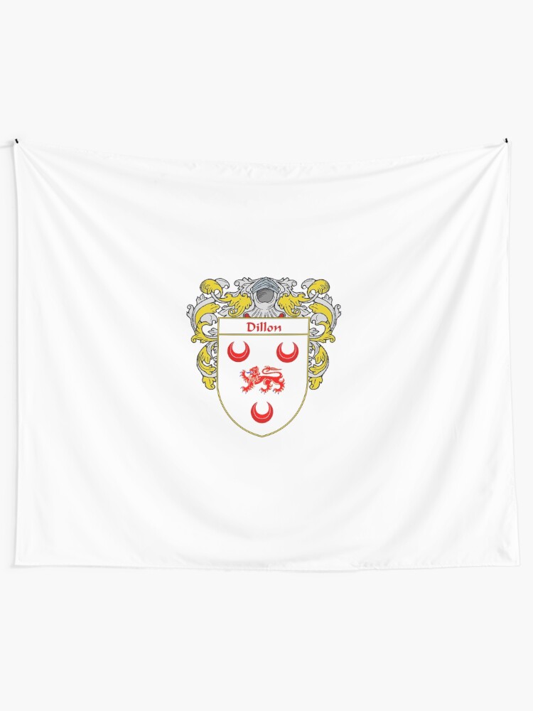 "Dillon Coat of Arms/Family Crest" Tapestry for Sale by IrishArms ...