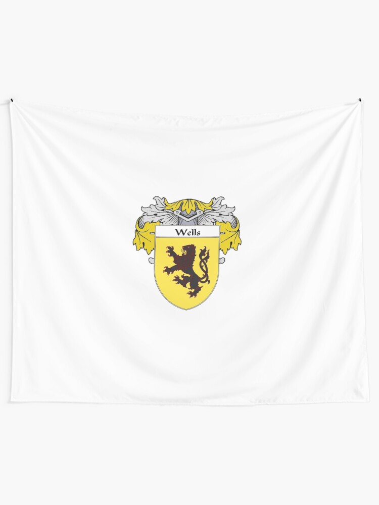"Wells Coat of Arms / Wells Family Crest" Tapestry by IrishArms | Redbubble