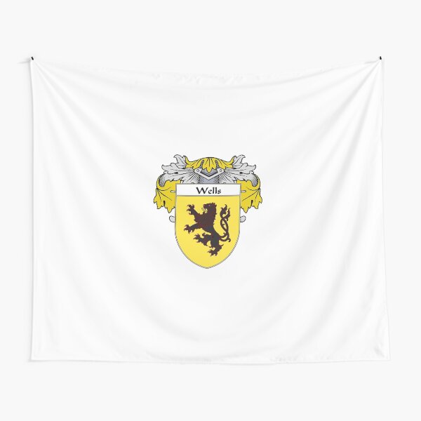 "Wells Coat of Arms / Wells Family Crest" Tapestry by IrishArms | Redbubble