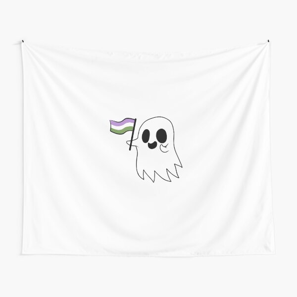 "Agender/Genderqueer Pride Ghost" Tapestry for Sale by RessQ | Redbubble
