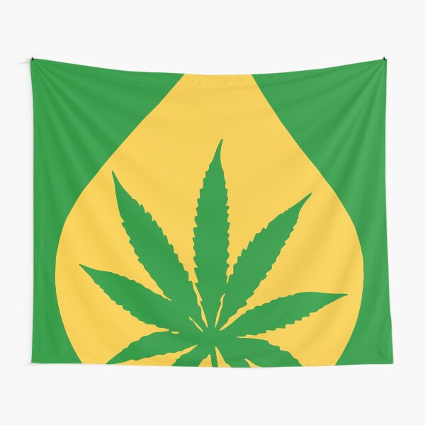 "Dab Droplet Weed Leaf" Tapestry for Sale by LaCaDesigns | Redbubble