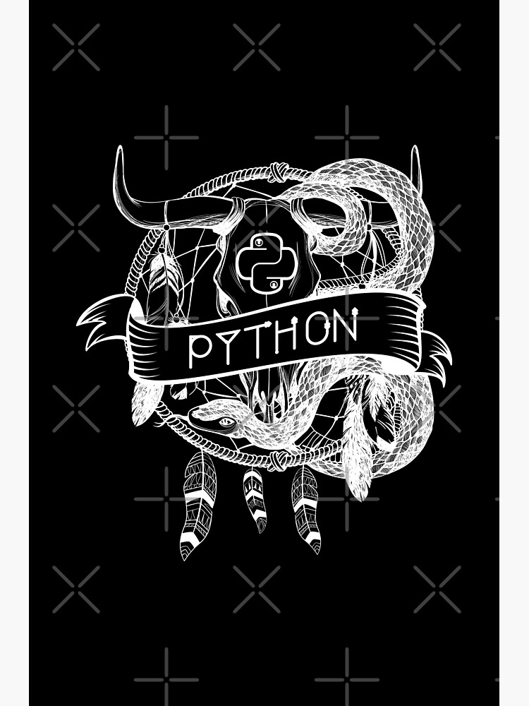 "Python language" Poster by ShoeBill99 | Redbubble