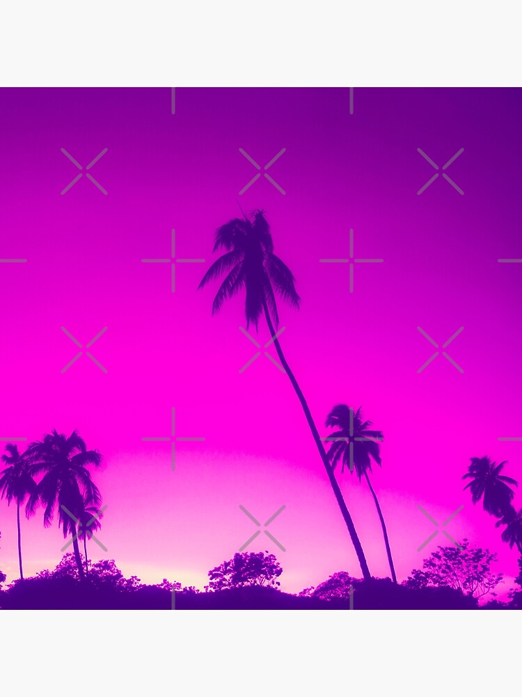 "80s Beach Mood Chillwave Darkwave" Poster for Sale by artworkbyrihen ...