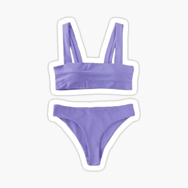 "Purple bathing suit design " Sticker for Sale by goodvibstickers ...