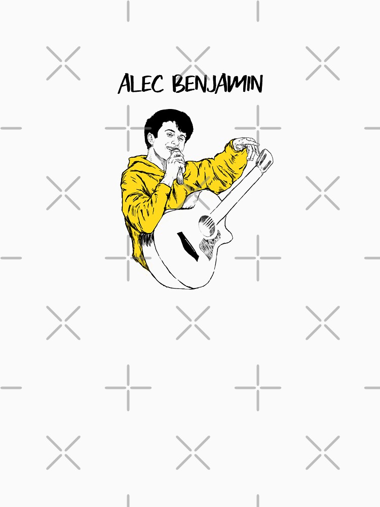 "Alec benjamin // yellow" Essential T-Shirt for Sale by MaskVisionz ...