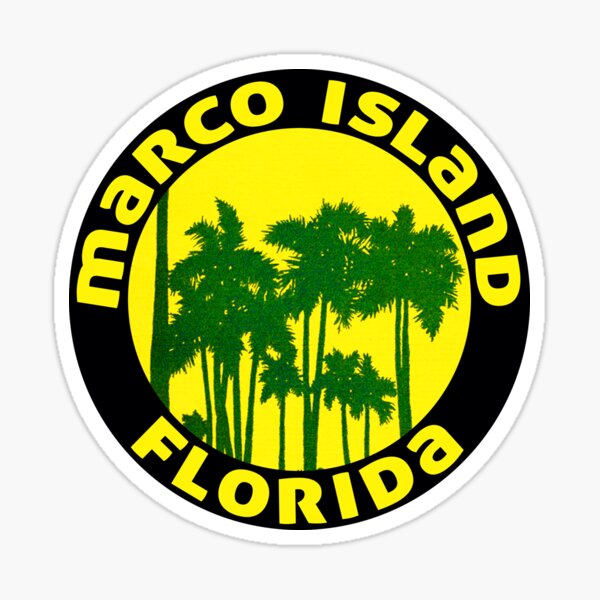 "Marco Island Florida Keys Beach Ocean Travel" Sticker for Sale by ...