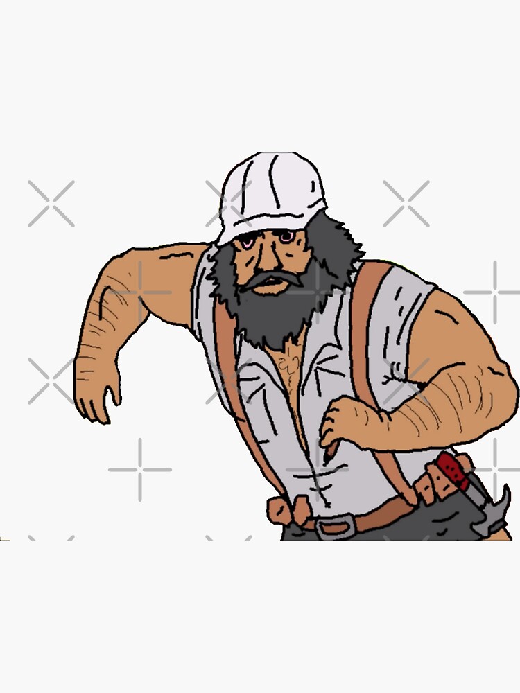 "The Mike Nolan Show Crazy Steve" Sticker by ImpulSee | Redbubble