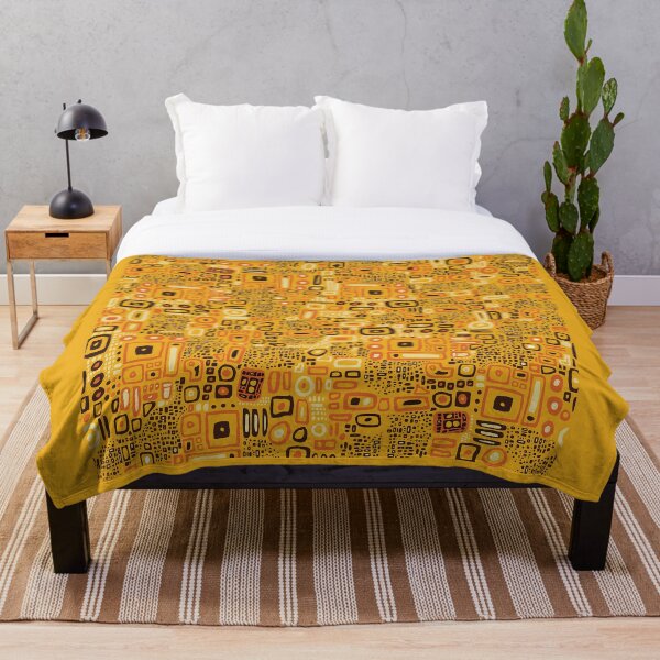 "Klimt Pattern" Throw Blanket for Sale by FrederickJay | Redbubble