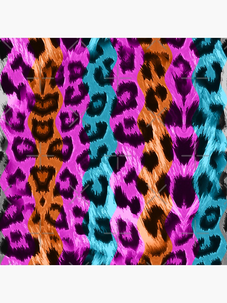 "Leopard Print - Tri Color" Sticker for Sale by samie831 | Redbubble