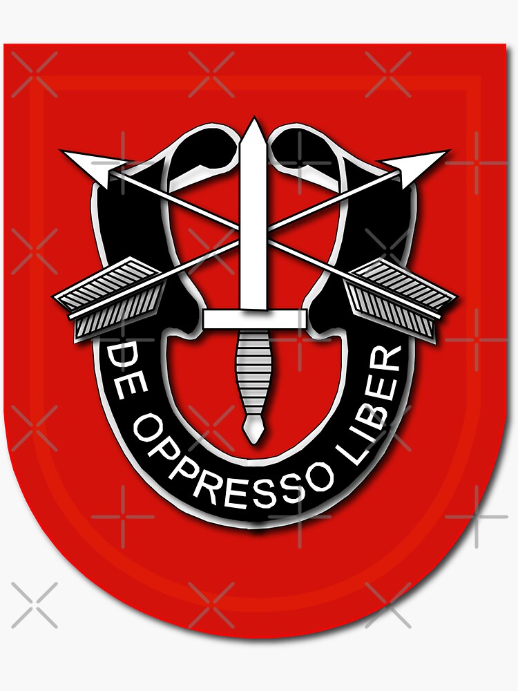 "SOF - 7th SFG Flash wo Txt V1" Sticker by twix123844 | Redbubble