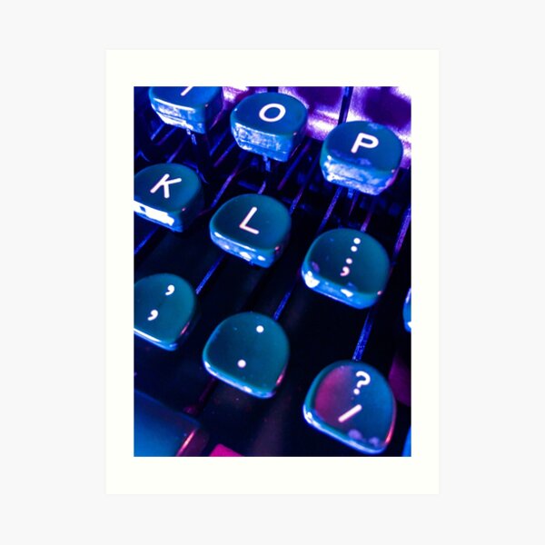 Cool Keyboard Art Prints | Redbubble