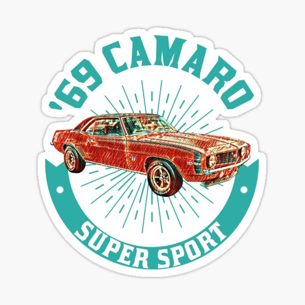69 Camaro Stickers | Redbubble