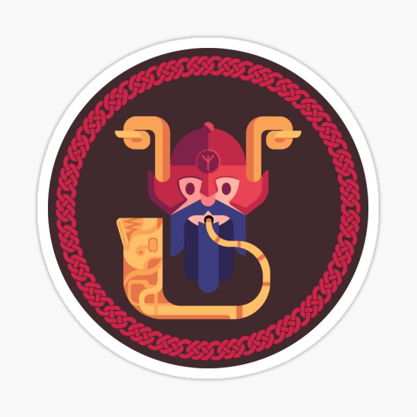 "Norse Mythology - Heimdall" Sticker for Sale by artkarthik | Redbubble