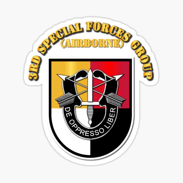 "SOF - 3rd SFG Flash w Txt V1" Sticker for Sale by twix123844 | Redbubble
