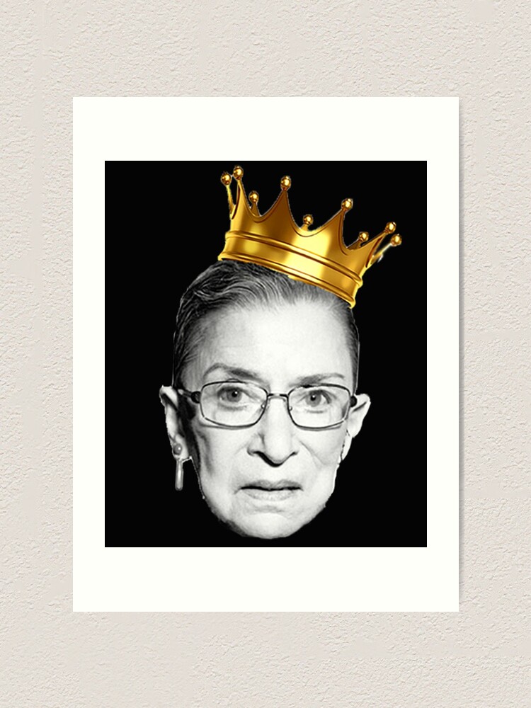 "RBG Crown" Art Print for Sale by Thelittlelord | Redbubble