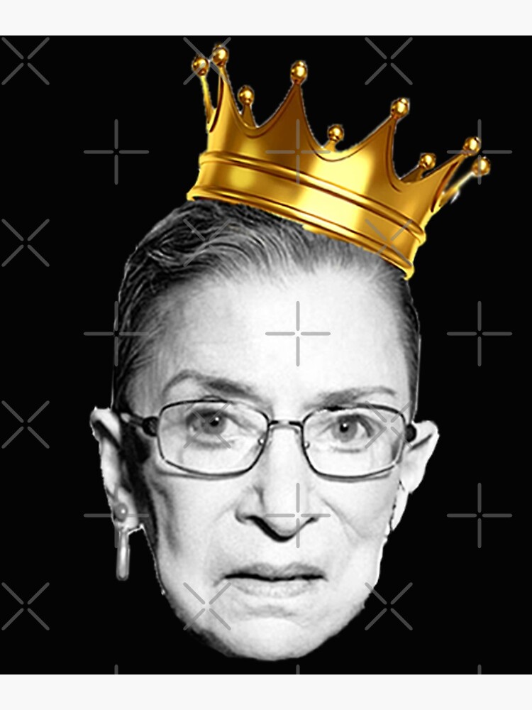 "RBG Crown" Art Print for Sale by Thelittlelord | Redbubble
