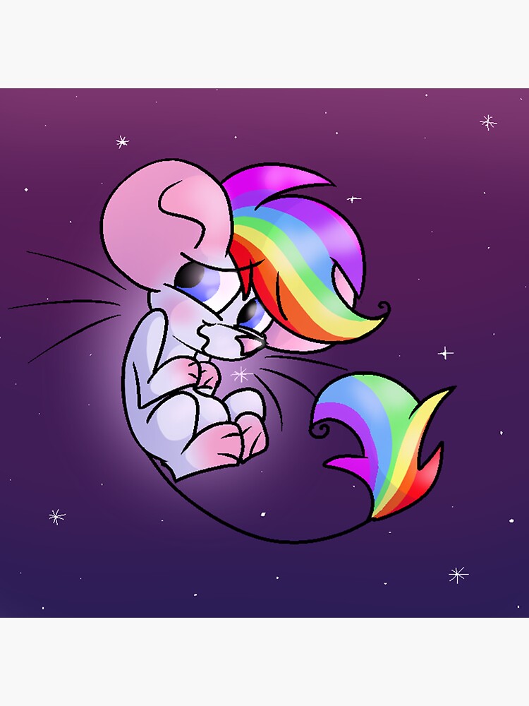 "rainbow rat" Sticker for Sale by RainbowRat3 | Redbubble