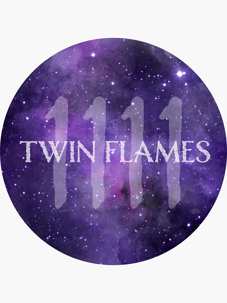 "1111 Twin flames" Sticker for Sale by ChloeNix | Redbubble