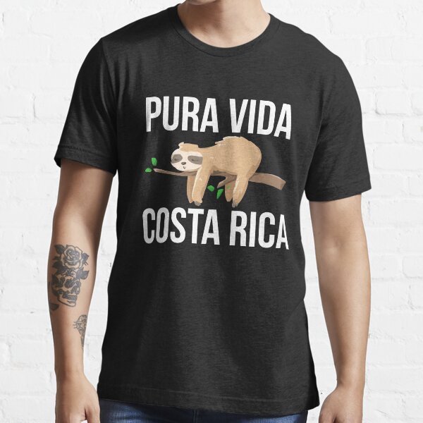 "Pura Vida Costa Rica Sloth Lover Animal" T-shirt for Sale by ...