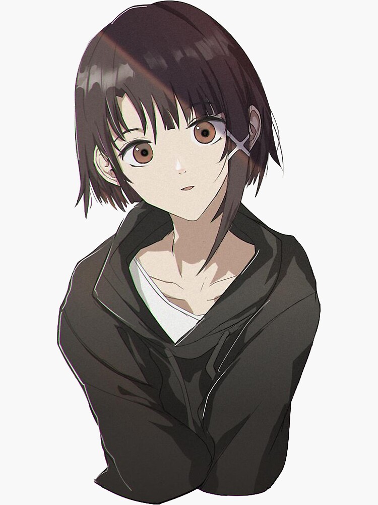 "lain" Sticker for Sale by chickenmaid | Redbubble