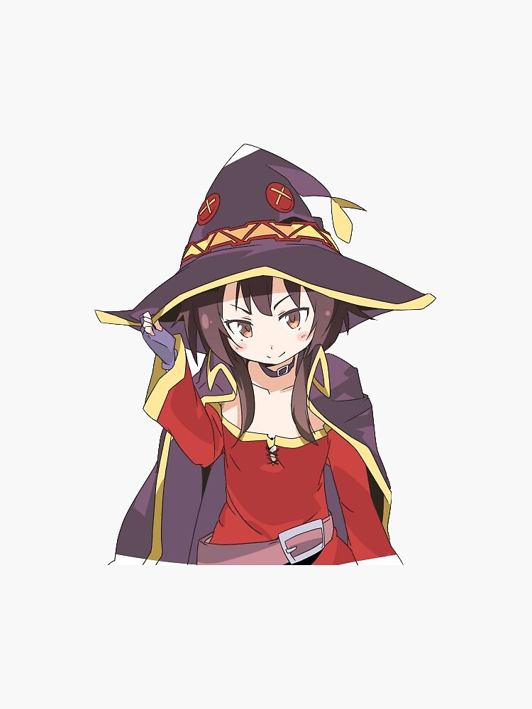 "megumin" Sticker for Sale by chickenmaid | Redbubble