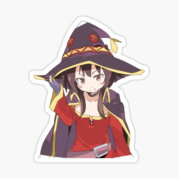 "megumin" Sticker for Sale by chickenmaid | Redbubble