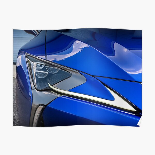 "Lexus LC500" Poster by flowgraphix | Redbubble