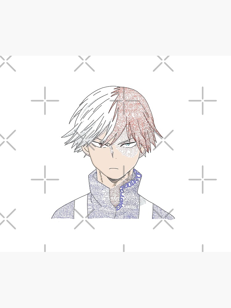 "Shoto Todoroki Back Story in 1,000 Words" Poster by TheArtOfWords ...