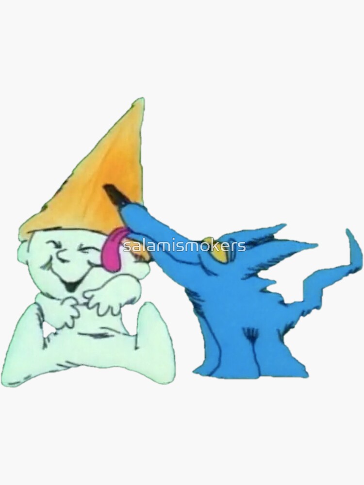 "Oblio and Arrow" Sticker for Sale by salamismokers | Redbubble