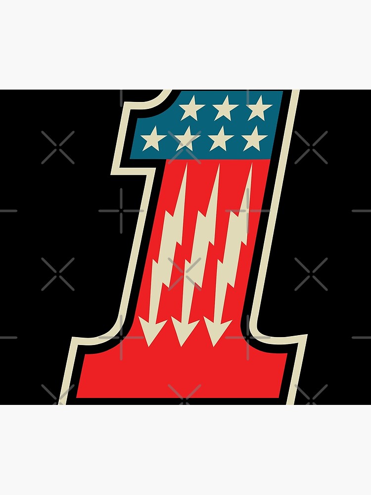 Tentures « Cool Number One 1 », par silverorlead | Redbubble